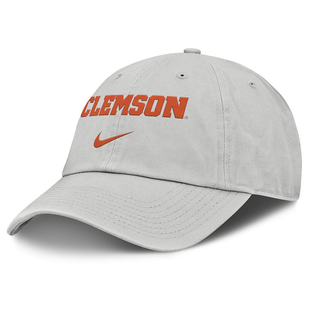Men's Nike Gray Clemson Tigers 2025 On-Field Gameday Club Adjustable Hat