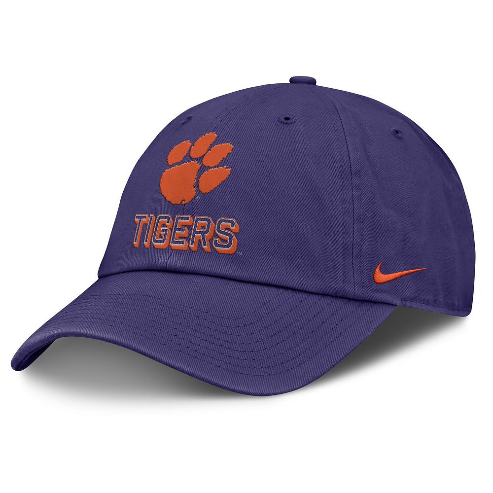 Men's Nike Purple Clemson Tigers 2025 On-Field Club Adjustable Hat