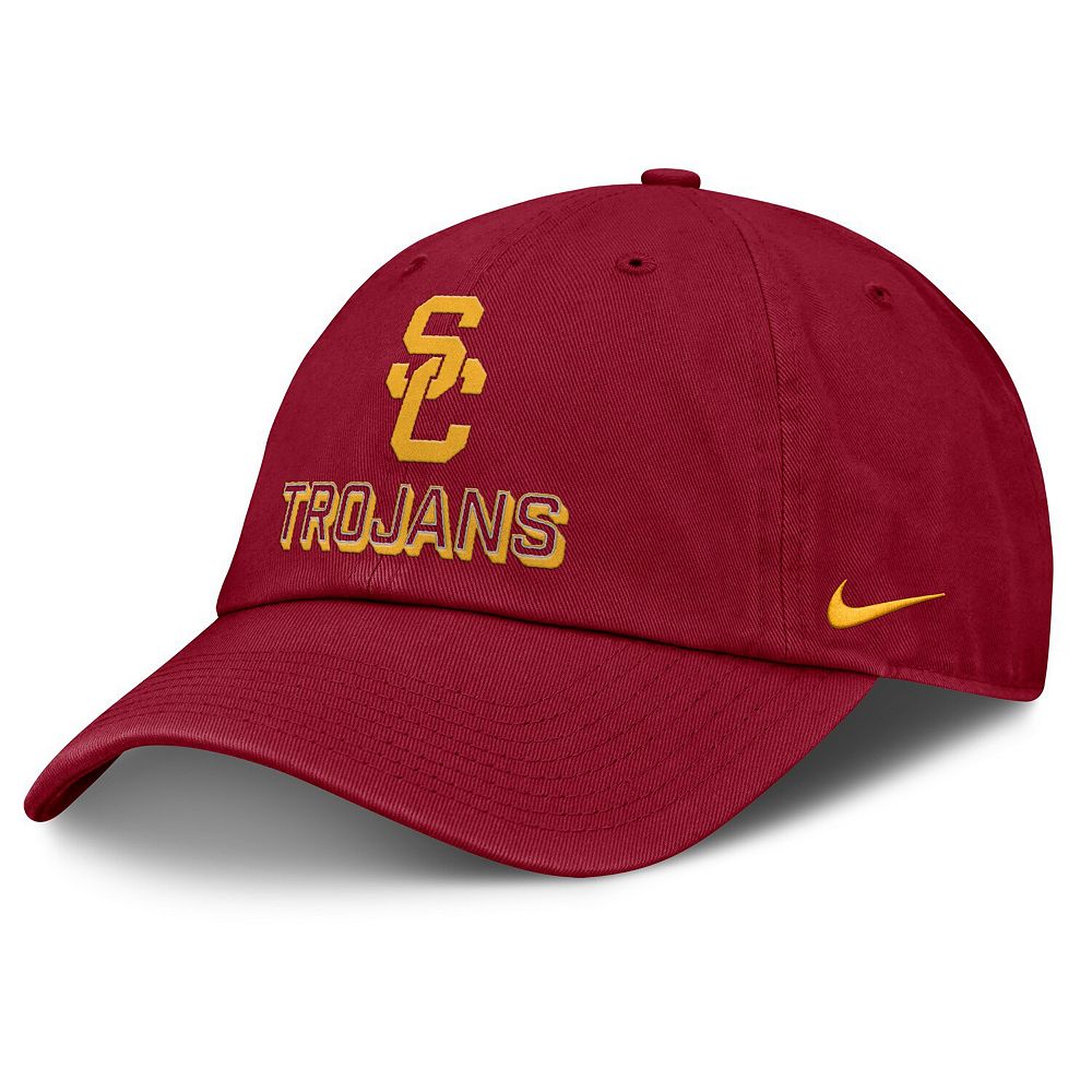 Men's Nike Cardinal USC Trojans 2025 On-Field Club Adjustable Hat