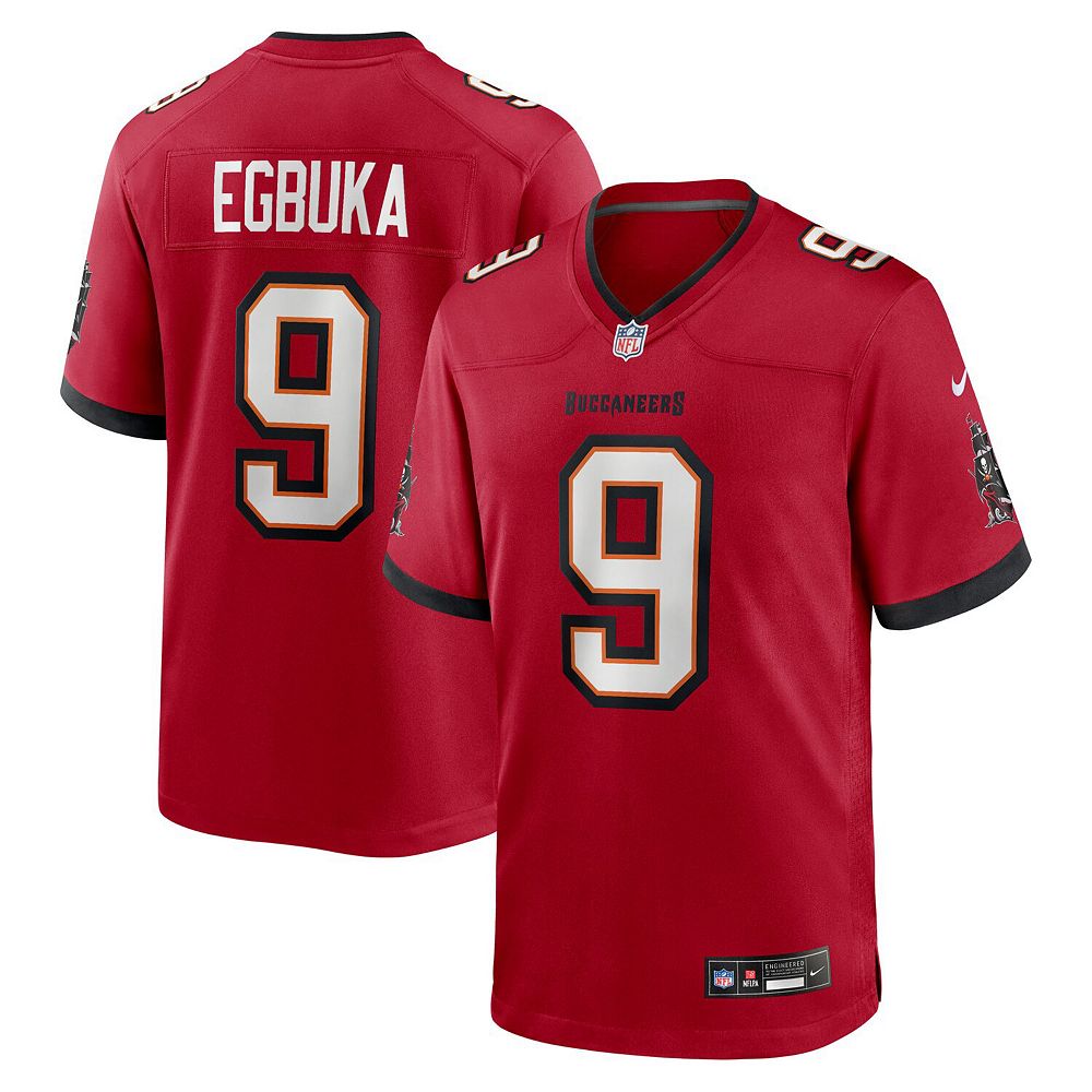 Men's Nike Emeka Egbuka Red Tampa Bay Buccaneers 2025 NFL Draft First ...