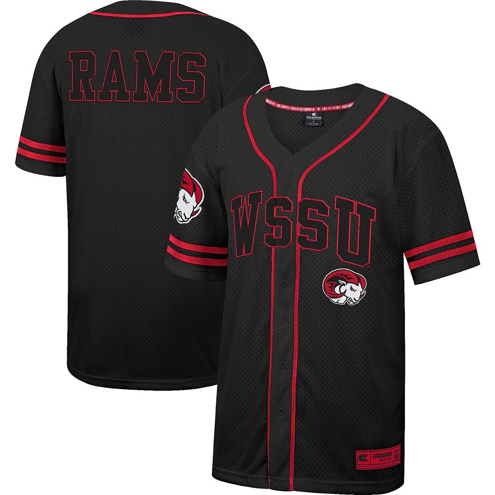 Men's Colosseum Black Winston-Salem State Rams Free Spirited Mesh ...