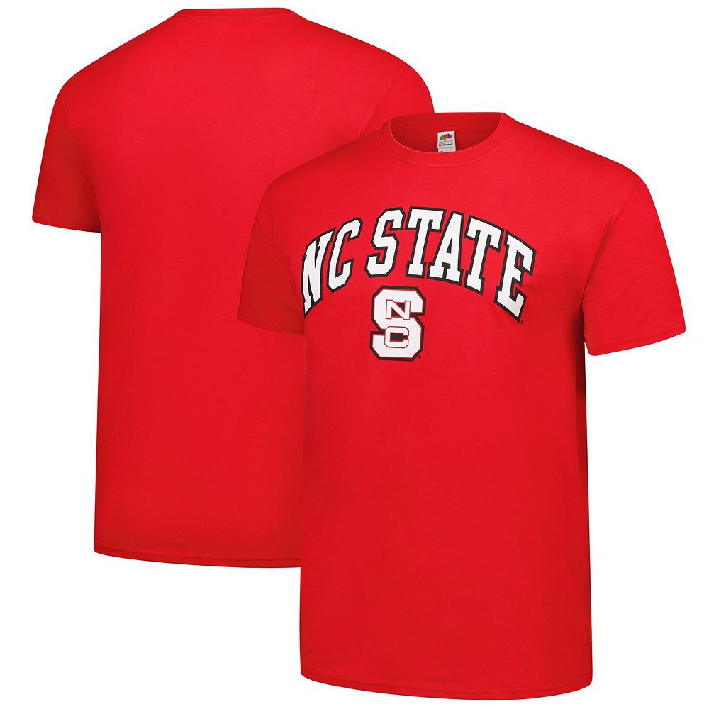Men's Red NC State Wolfpack Basic Mascot Logo T-Shirt
