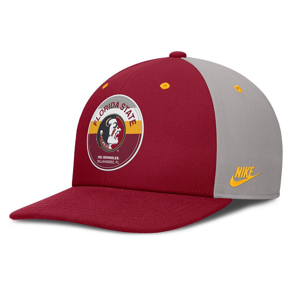 Men's Nike Garnet/Gray Florida State Seminoles Prep Pro Performance ...