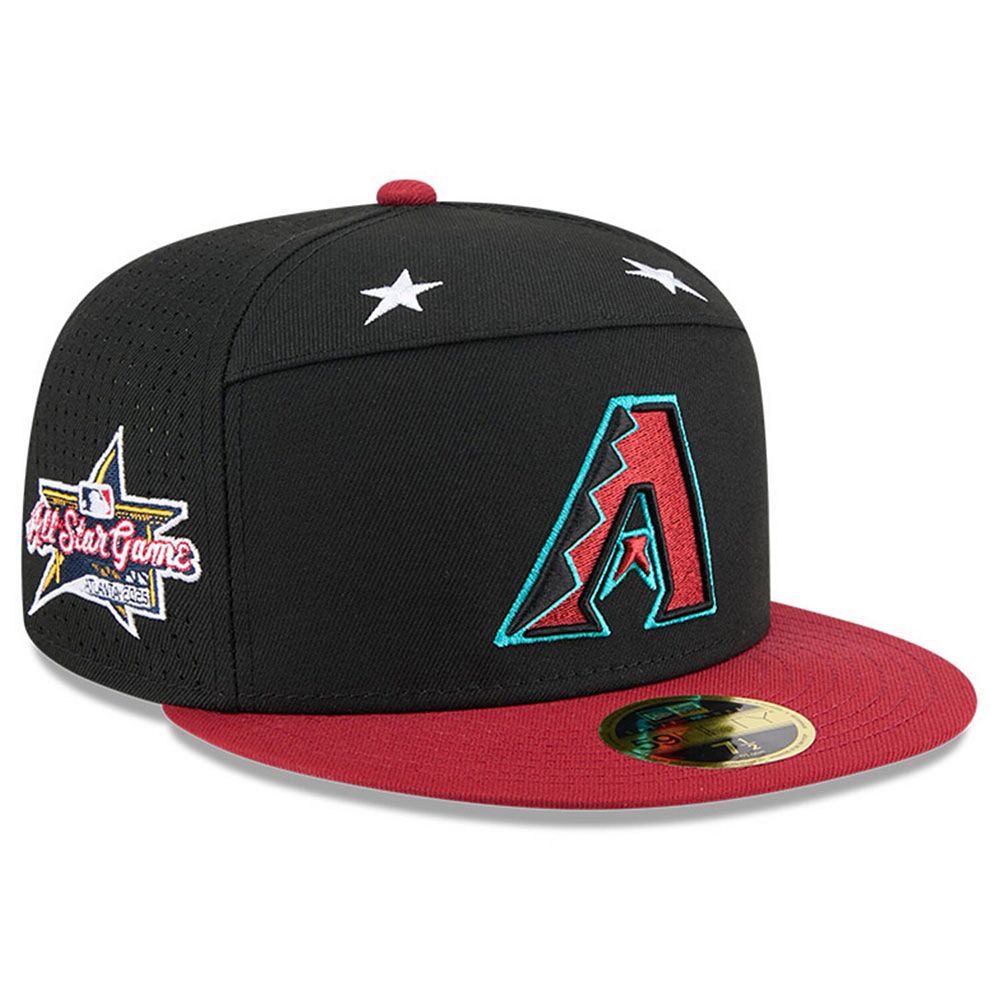 Men's New Era Black/Red Arizona Diamondbacks 2025 MLB All-Star Game Side Patch 59FIFTY Fitted Hat