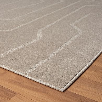 Luxe Weavers Modern Geometric Lines Area Rug