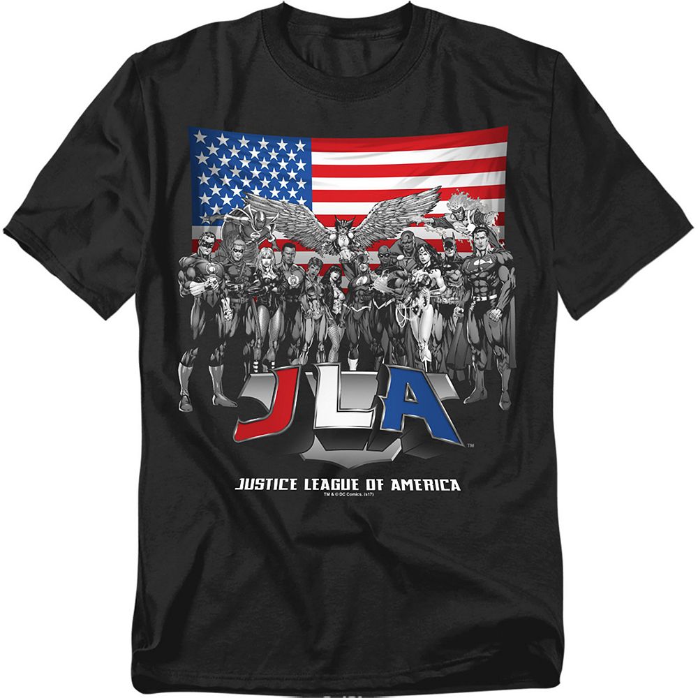 Big & Tall DC Comics All American League Graphic Tee