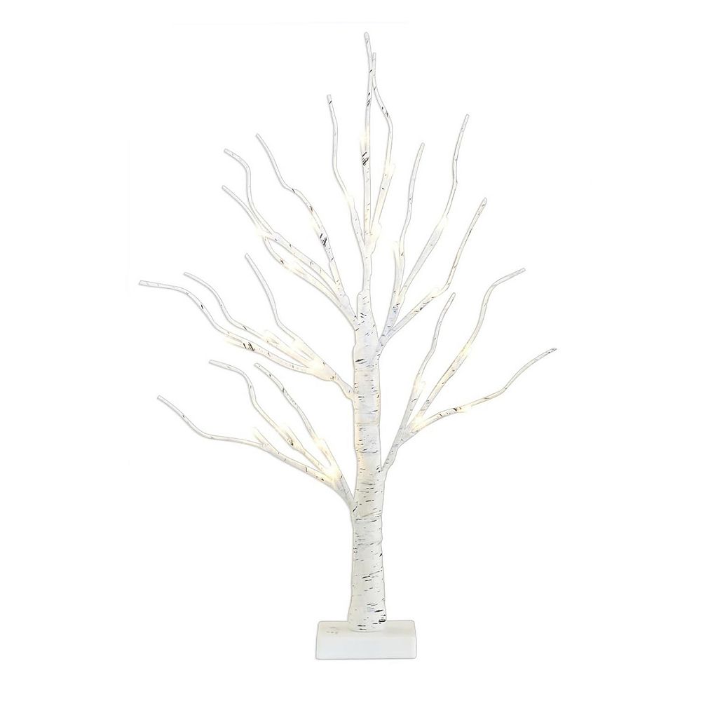 Warm 2FT Lighted Birch Tree Table Lamp
