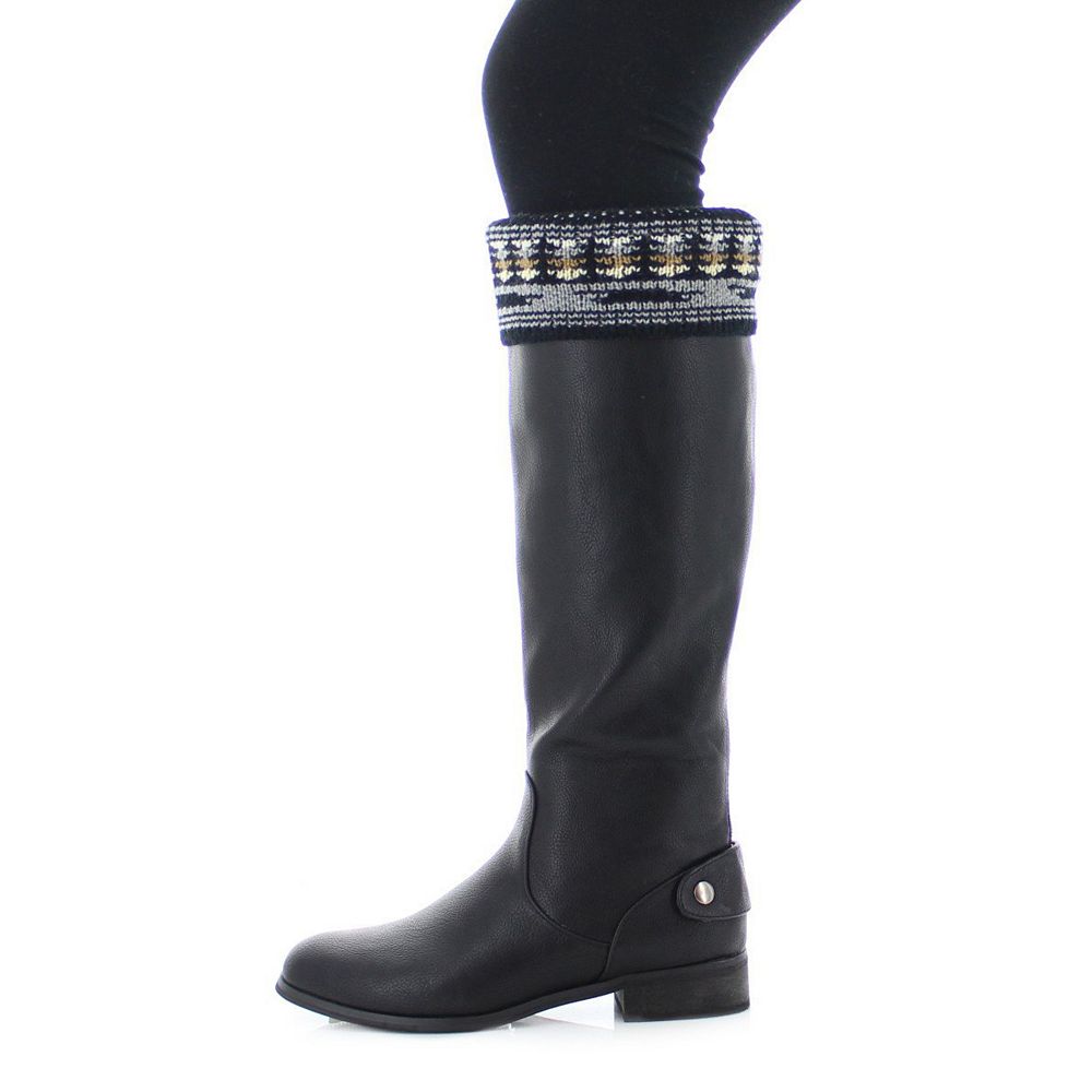 Native Trend Knit Boot Topper