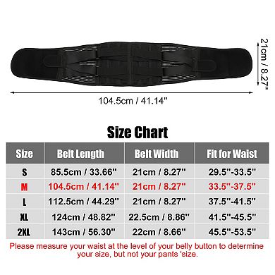 Back Brace for Lower Back Pain, Back Support Belt for Women Men with 4 ...