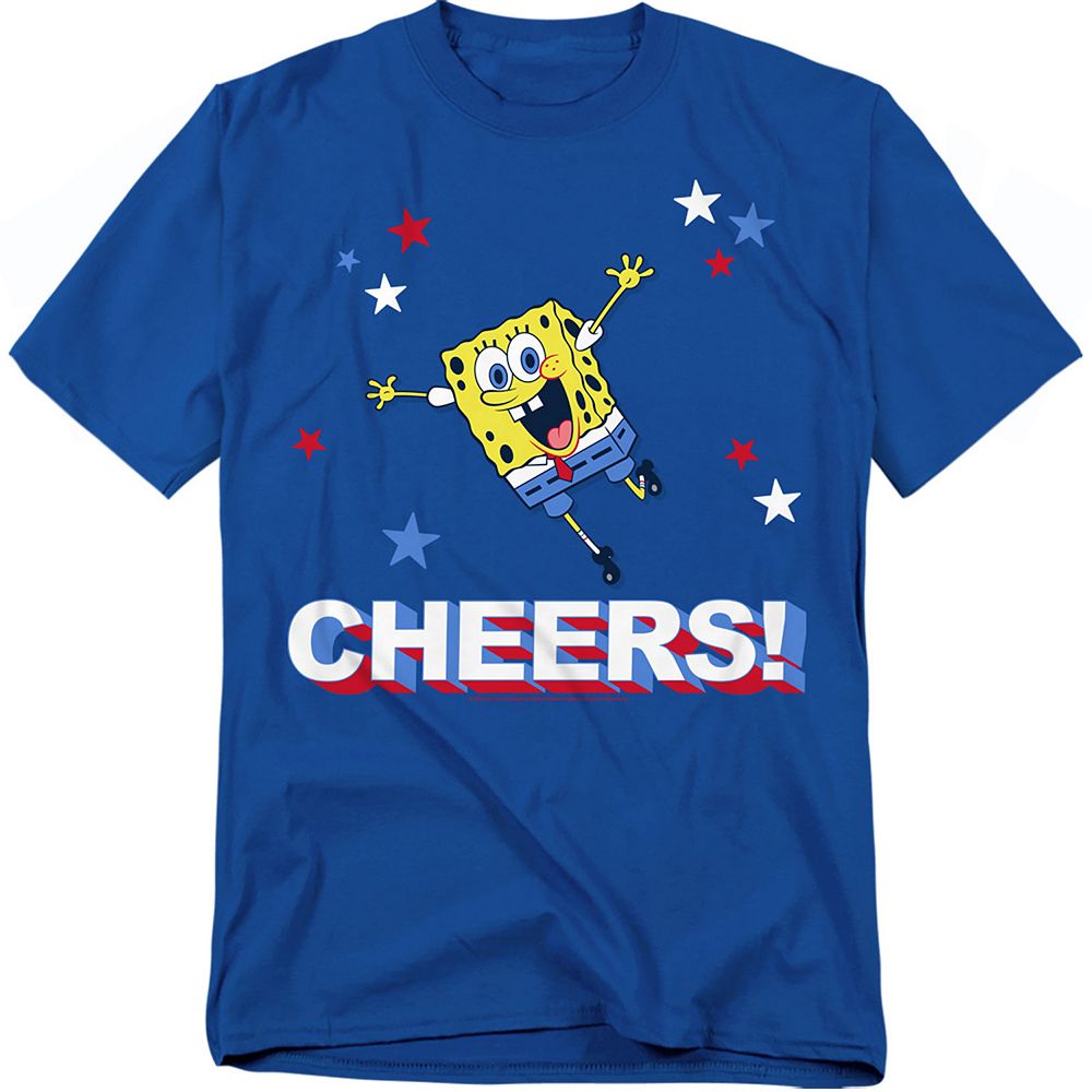 Big & Tall SpongeBob SquarePants Cheers Graphic Tee