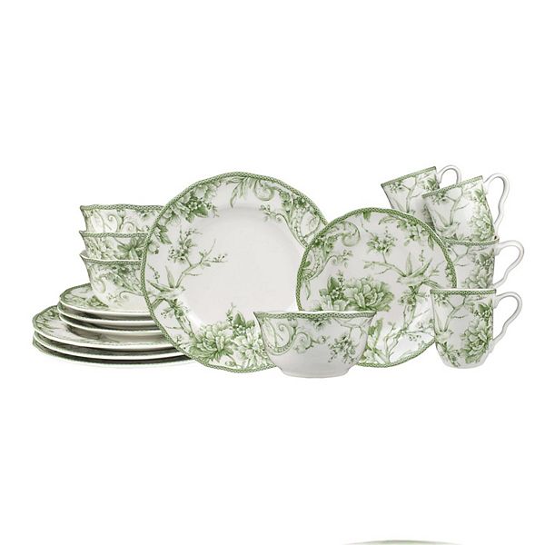 222 Fifth Adelaide Moss 16-pc. Dinnerware Set