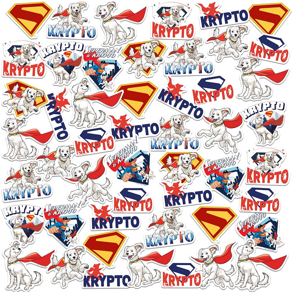 DC Comics Superman Krypto Sticker 50-Pack