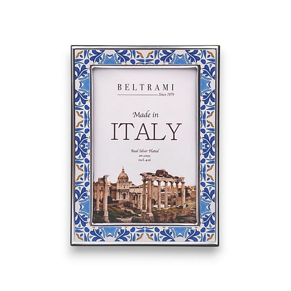 Discover Europe Medallion 4" x 6" Beltrami Picture Frame Table Decor