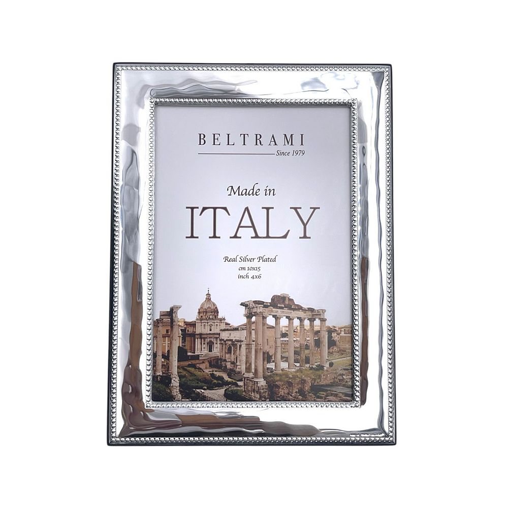 Discover Europe Beaded Beltrami 4" x 6" Picture Frame Table Decor