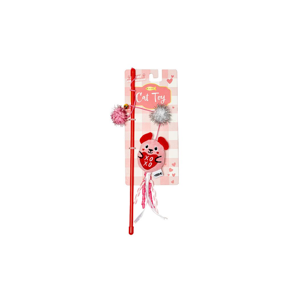 Meow Interactive Mouse Teaser Wand Cat Toy