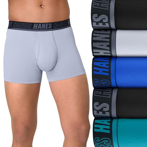 Men's Hanes® 4+1 Bonus Pack Moves Ultimate Total Support Pouch Short ...