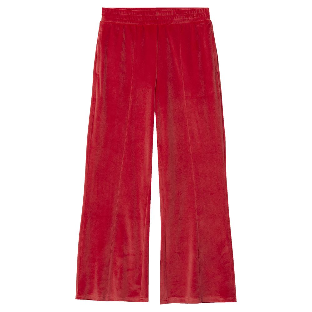 Girls 4-16 Lands' End Girls Wide Leg Velour Pants