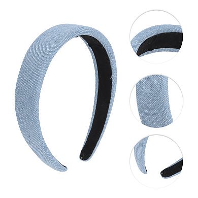 Denim High Cranium sponge Headbands 1.18" Width 1 Pc