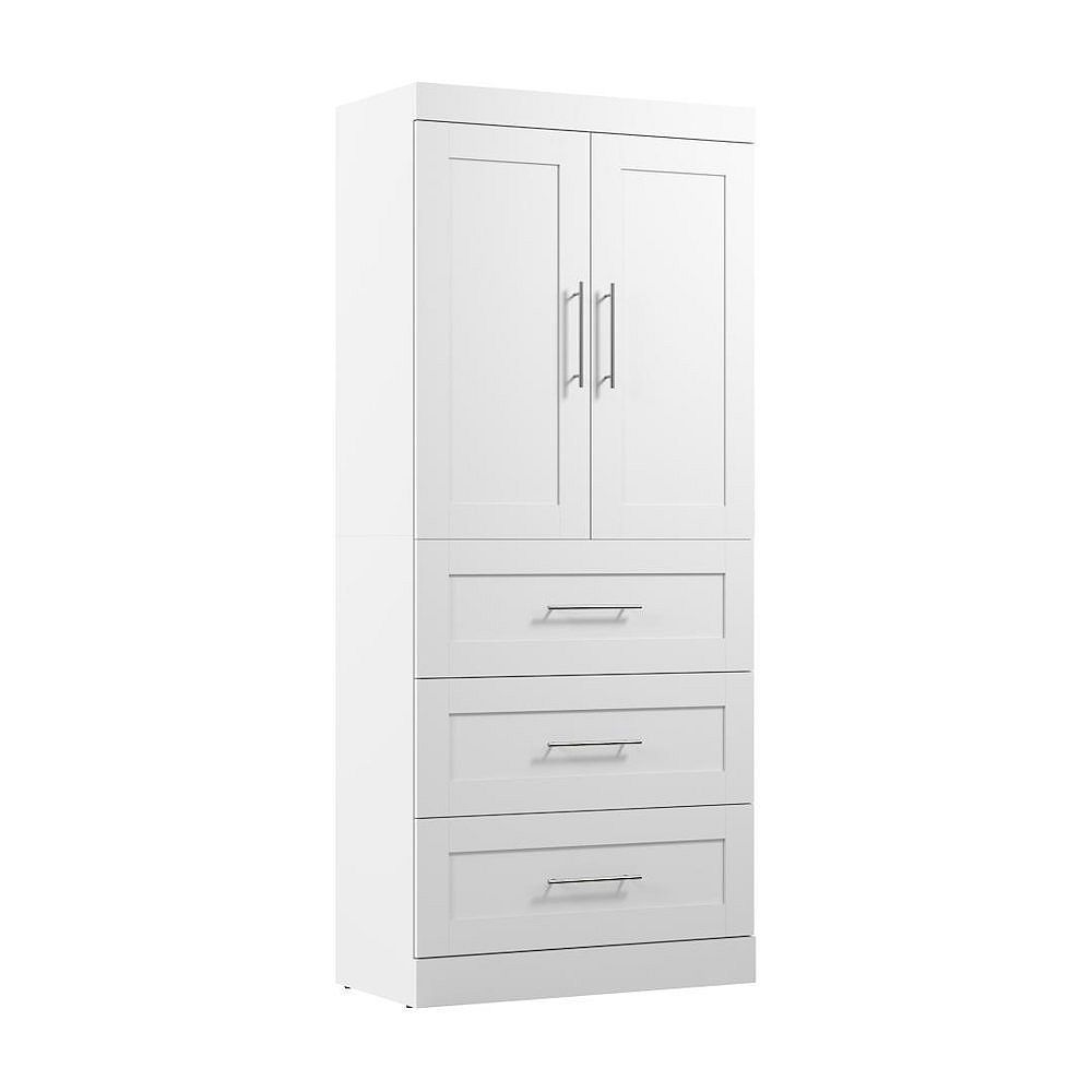 Bush Business Furniture Pur 36W Wardrobe with Drawers