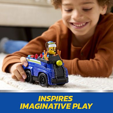 PAW Patrol Chase Holiday Cruiser with Reindeer Antlers & Chase Toy Figure