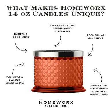 HomeWorx by Slatkin + Co. 14 oz. Spun Vanilla Sugar 3-Wick Candle