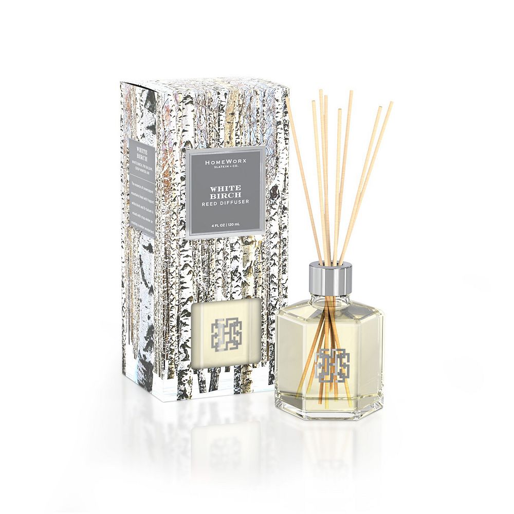 HomeWorx White Birch 4-oz. Reed Diffuser