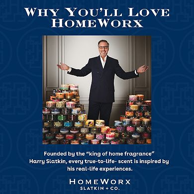 HomeWorx by Slatkin + Co. 14 oz. Spun Vanilla Sugar 3-Wick Candle