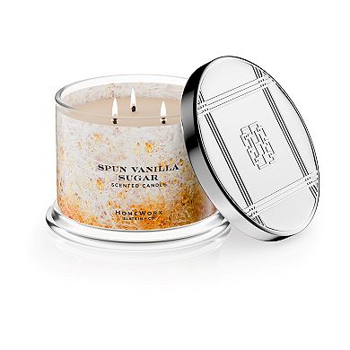 HomeWorx by Slatkin + Co. 14 oz. Spun Vanilla Sugar 3-Wick Candle