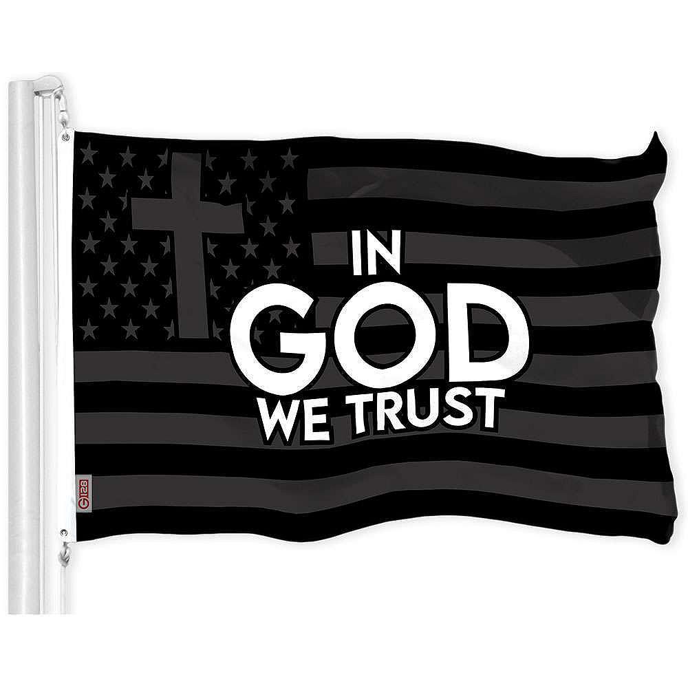 G128 3x5ft 1PK In God We Trust Flag Printed 300D Polyester Brass ...