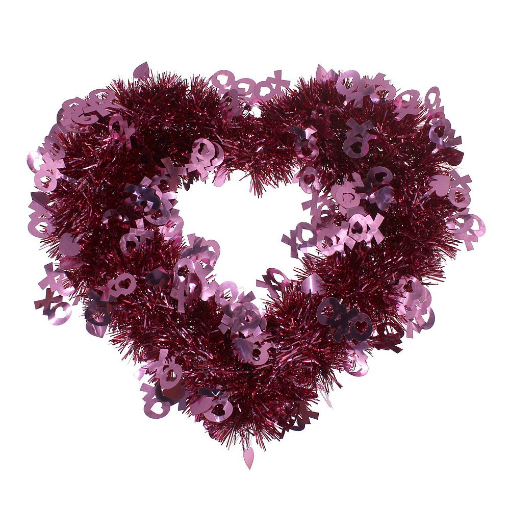 Celebrate Together™ Valentine's Day Tinsel Heart Wreath