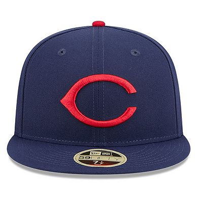 Men's New Era Navy Cincinnati Reds Baseball Hall of Fame 59FIFTY Fitted Hat