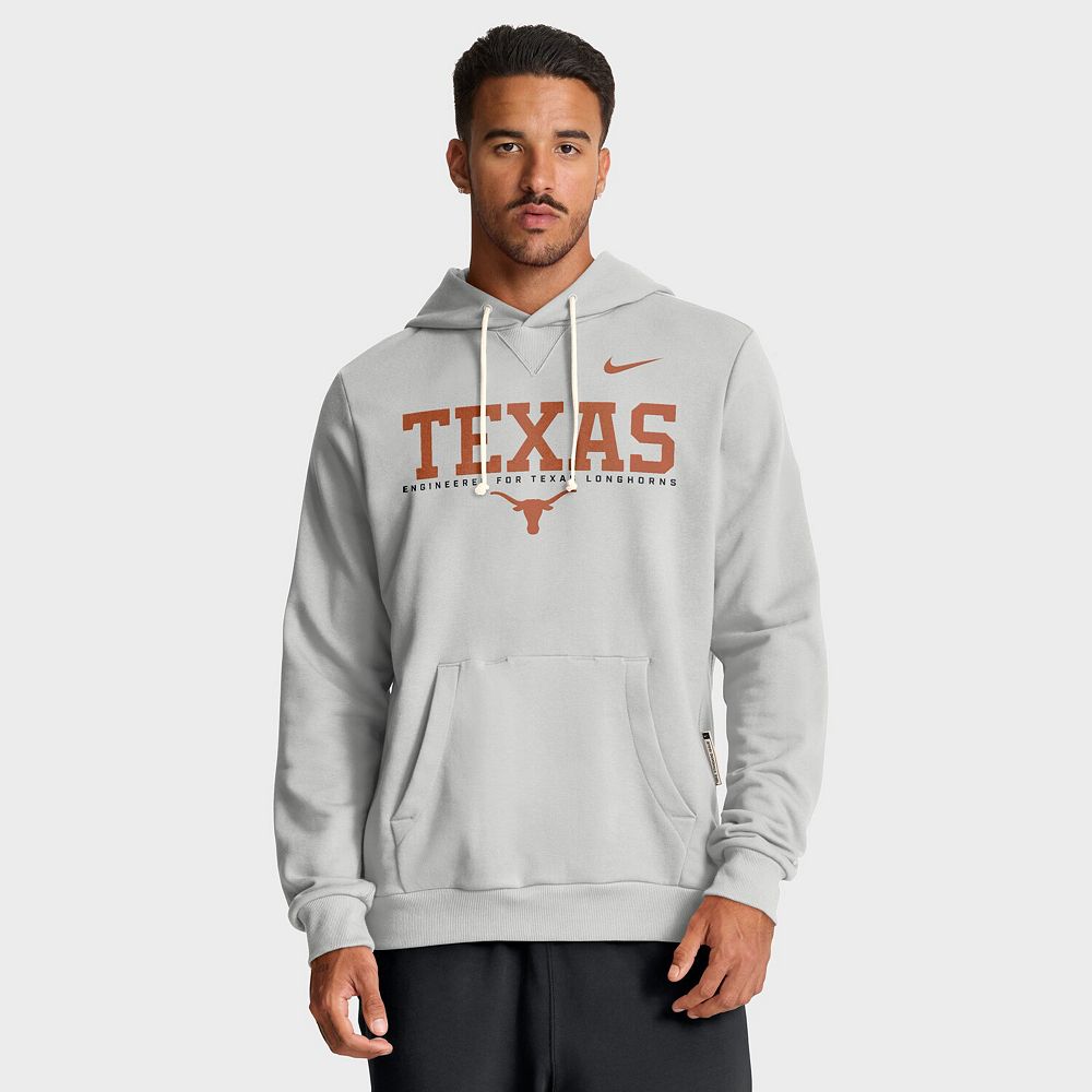 Men's Nike Gray Texas Longhorns 2025 Sideline Performance Pullover Hoodie
