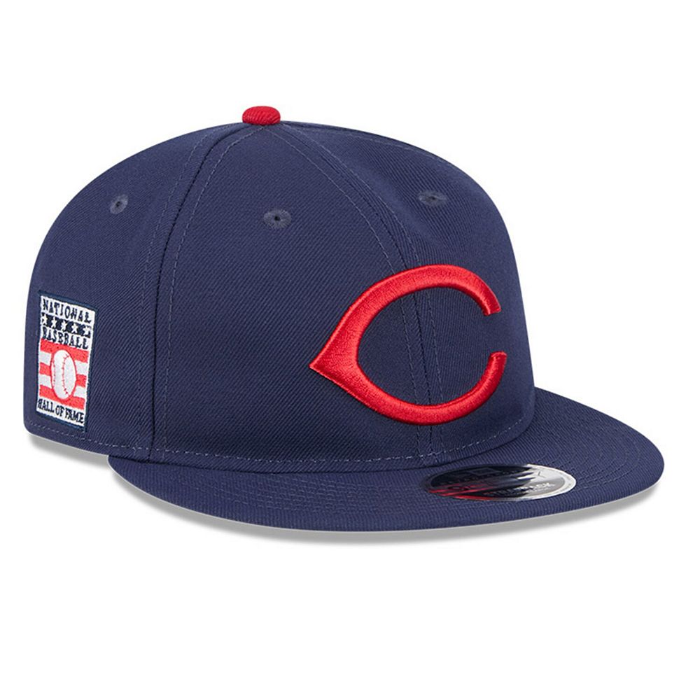 Men's New Era Navy Cincinnati Reds Baseball Hall of Fame Retro Crown ...