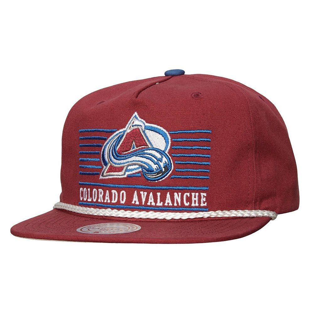 Men's Mitchell & Ness Burgundy Colorado Avalanche Ascend Deadstock ...