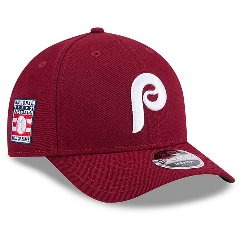 Men's New Era Maroon Philadelphia Phillies Baseball Hall of Fame 9FORTY ...