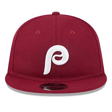 Men's New Era Maroon Philadelphia Phillies Baseball Hall of Fame Retro ...