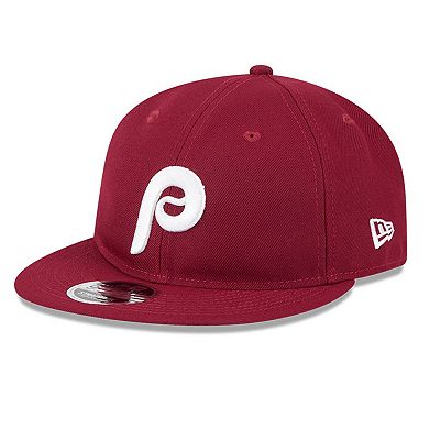 Men's New Era Maroon Philadelphia Phillies Baseball Hall of Fame Retro ...