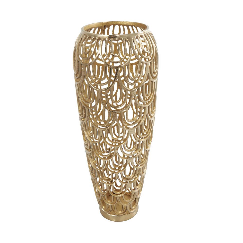 Stella & Eve Arched Decorative Metal Vase Table Decor