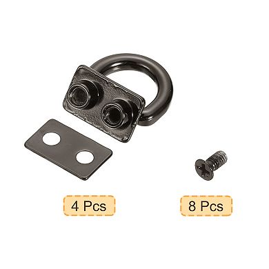 Metal Bag Connector with D Ring, Purse Bridge Hanger Buckle with Screws ...