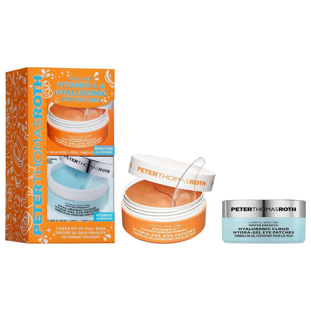 Peter Thomas Roth Full-Size Vitamin C & Hyaluronic Acid Eye Patches 2 ...