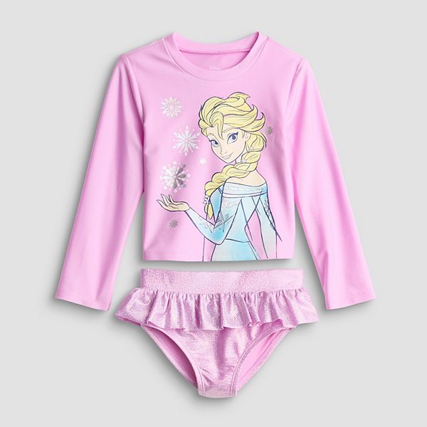 Baby & Toddler Girl Jumping Beans® Disney's Princess 2-Piece Swim ...