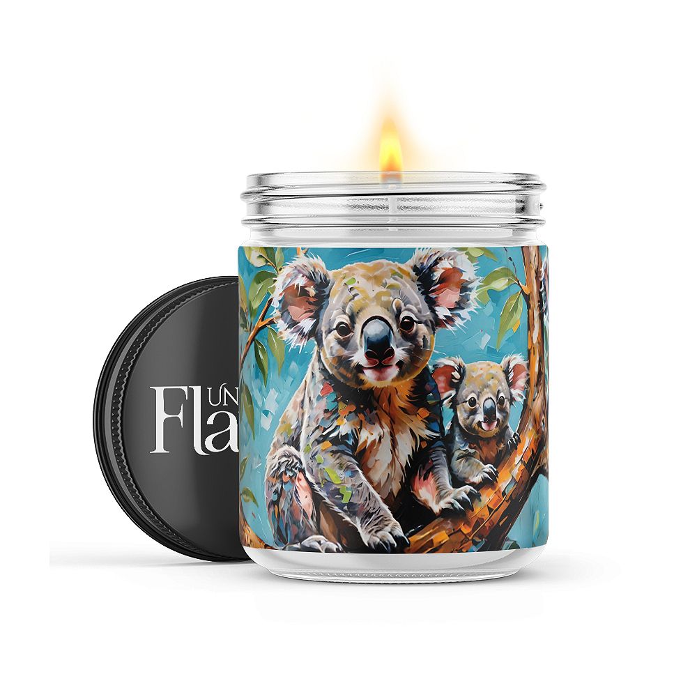 Koala Bears 16-oz Candle Jar - Wildflowers