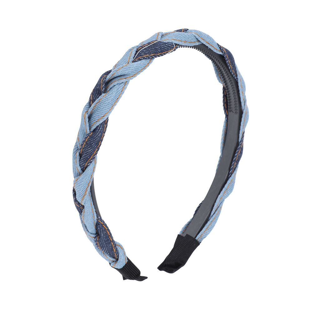 Exquisite Denim Braid Headbands 1 Pc