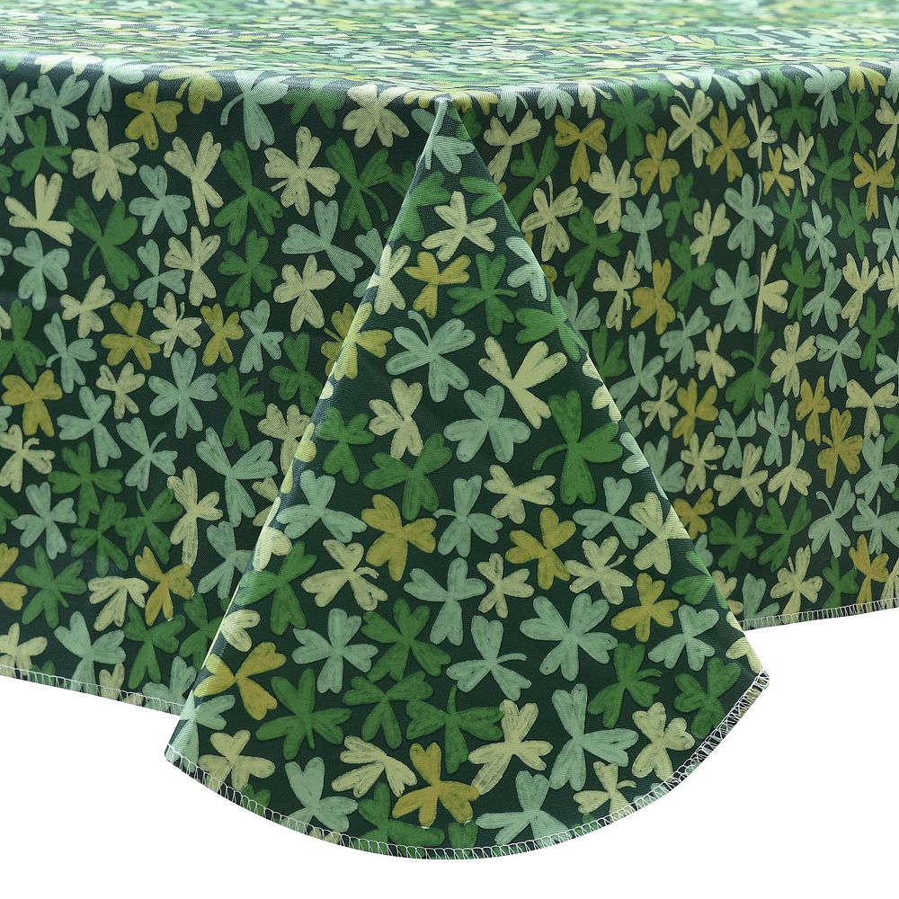 Celebrate Together™ St. Patrick's Day Shamrock Toss PEVA Tablecloth