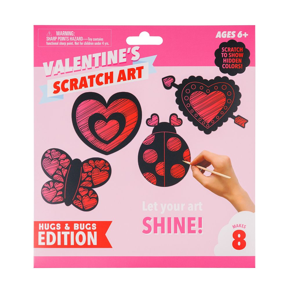 Die Cut Scratch Art Pack - Hugs & Bugs Edition