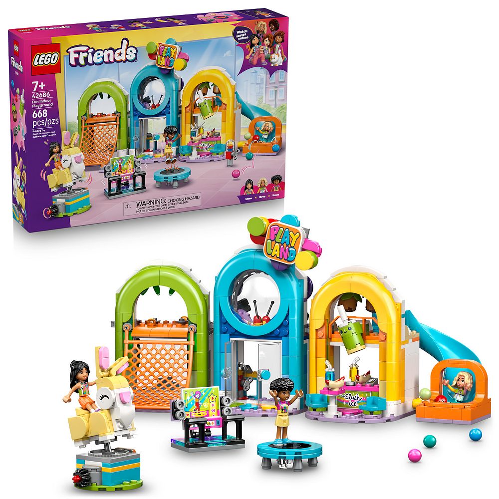 LEGO Friends Fun Indoor Playground 42686 Building Kit (668 Pieces)