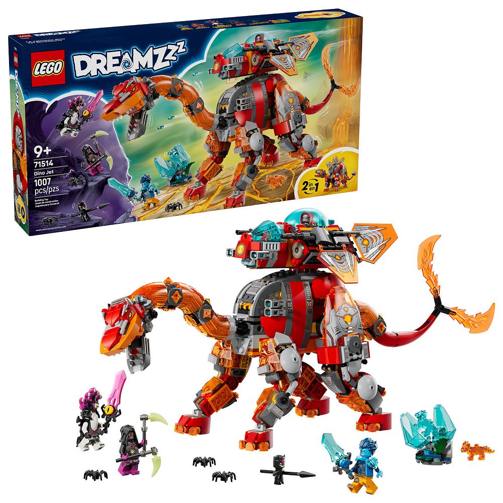 LEGO DREAMZzz Dino Jet 71514 Building Kit (1007 Pieces)