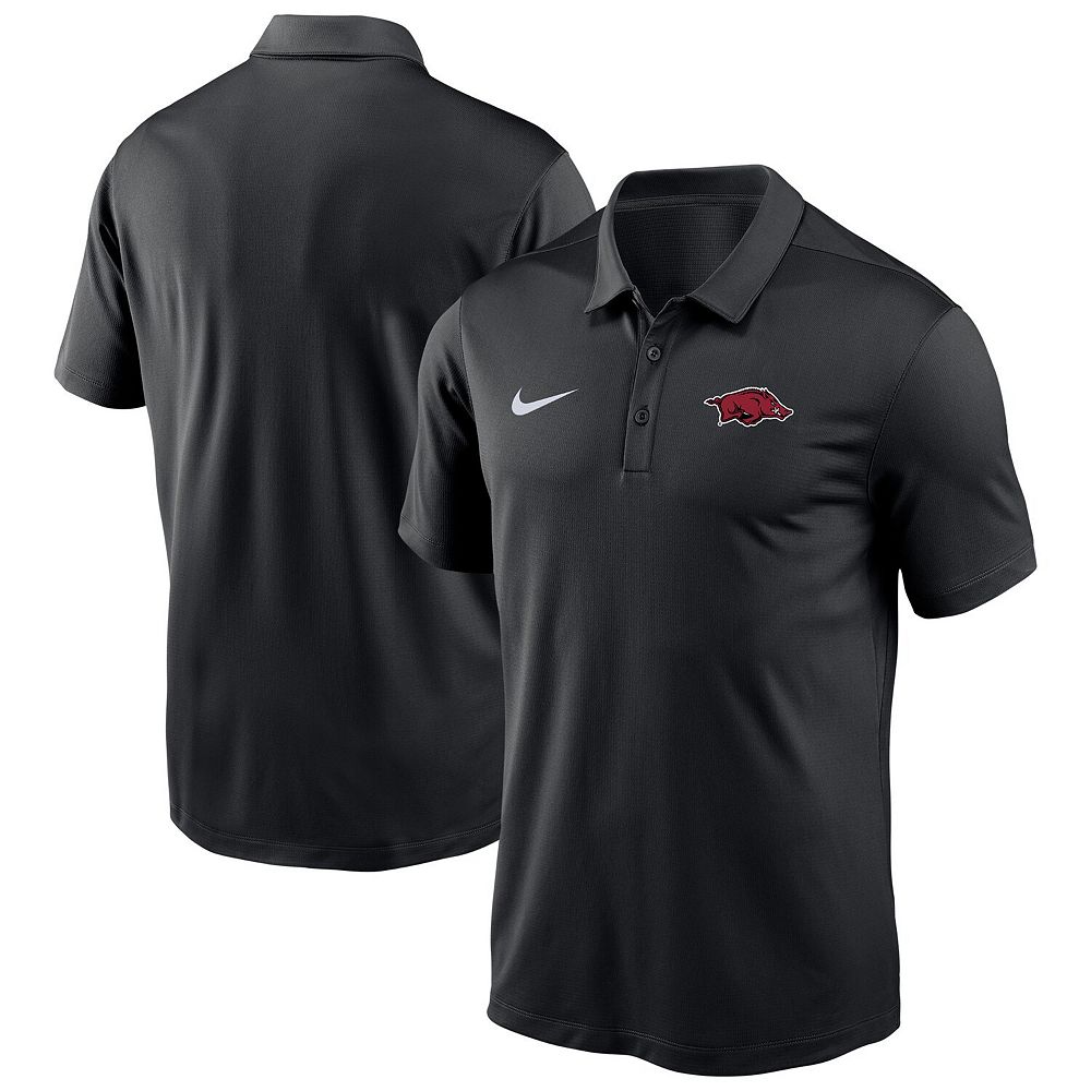 Men's Nike Black Arkansas Razorbacks Victory Solid Performance Polo