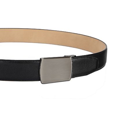 Men's Haggar® Tension Locking Plaque Buckle Dress Belt