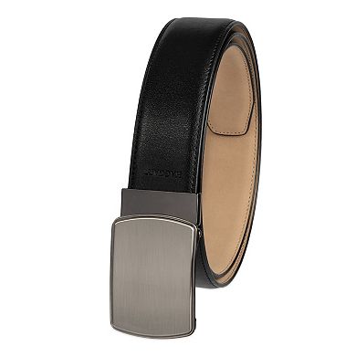 Men's Haggar® Tension Locking Plaque Buckle Dress Belt